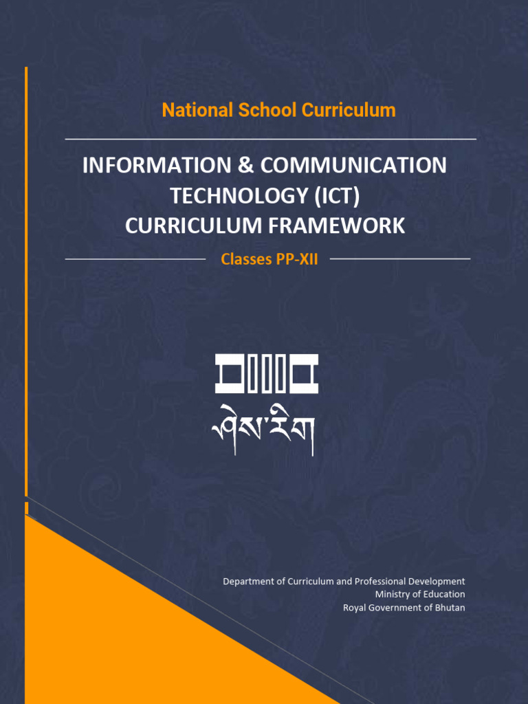 Bhutan ICT Curriculum Framework 2021 | PDF | Educational Technology ...