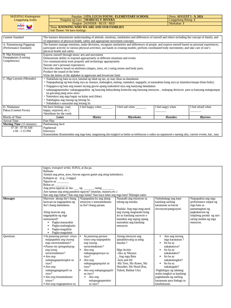 KTG-Week 2 Quarter 1 Final | PDF