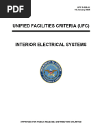 UFC 3-520-05: Battery Installation Criteria | PDF | Duct (Flow ...