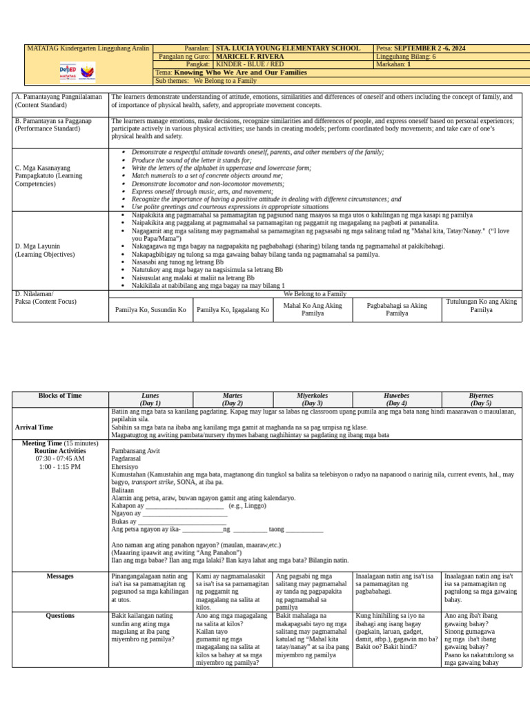 KTG-Week 6 Quarter 1 Final | PDF