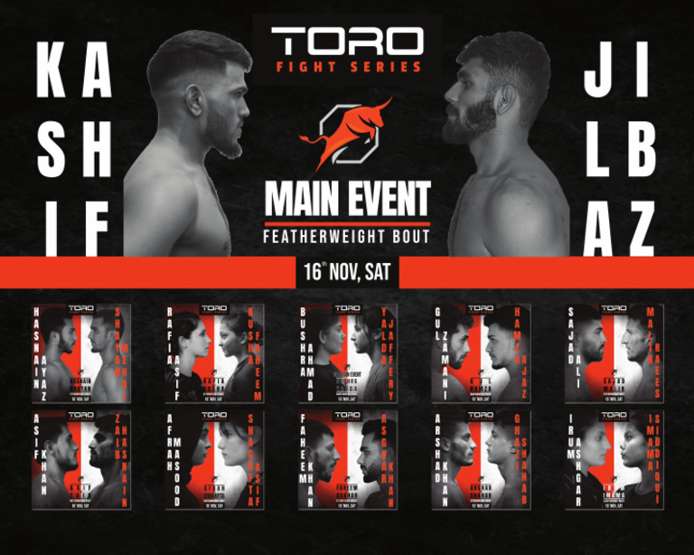 MMA Event Fight Card Template | PDF