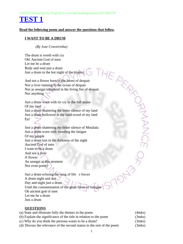 New Poems & Literature-Term 2 Revision Series | PDF | Poetry | Riddle