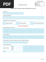 KSEB Ownership Change Application Form | PDF | Lease
