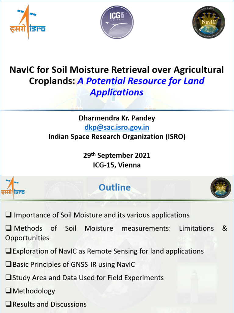 Isro - Navic in Agriculture Use | PDF | Phase (Waves) | Soil