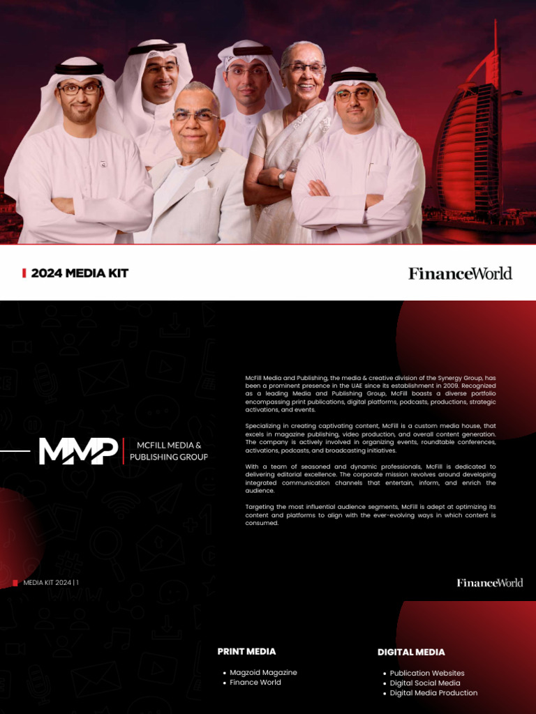 Finance World Magazine Media Kit Press Rates 2024 | PDF | United Arab ...