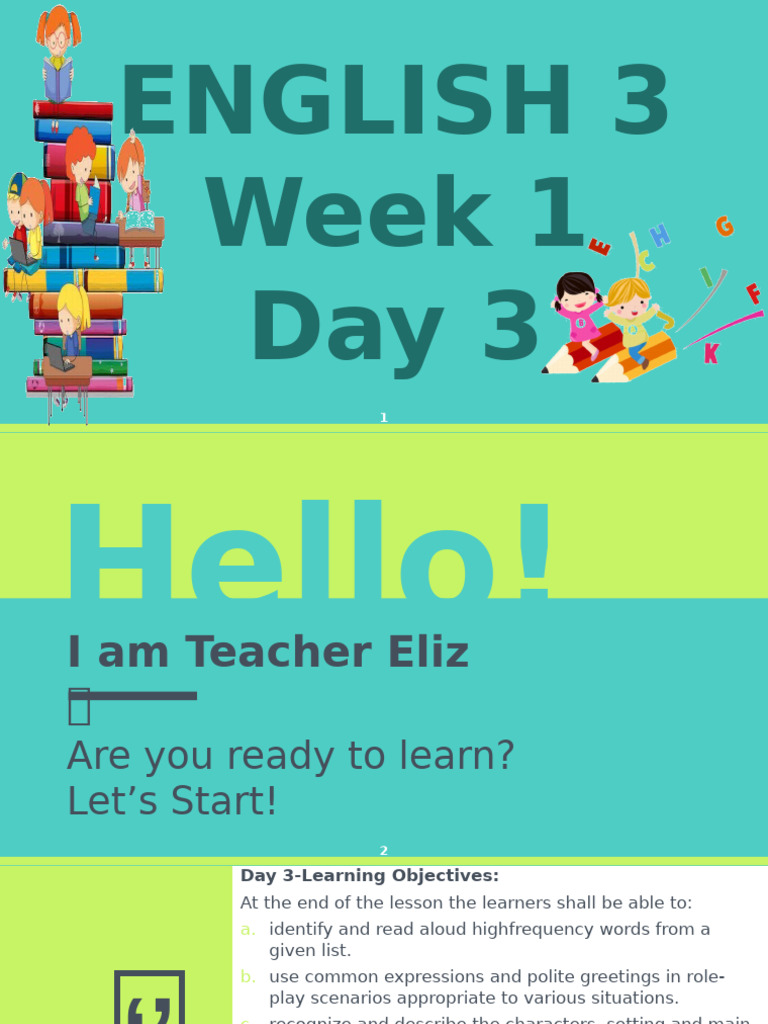 English3 Q1 PPTX Wk1 Day3 | PDF