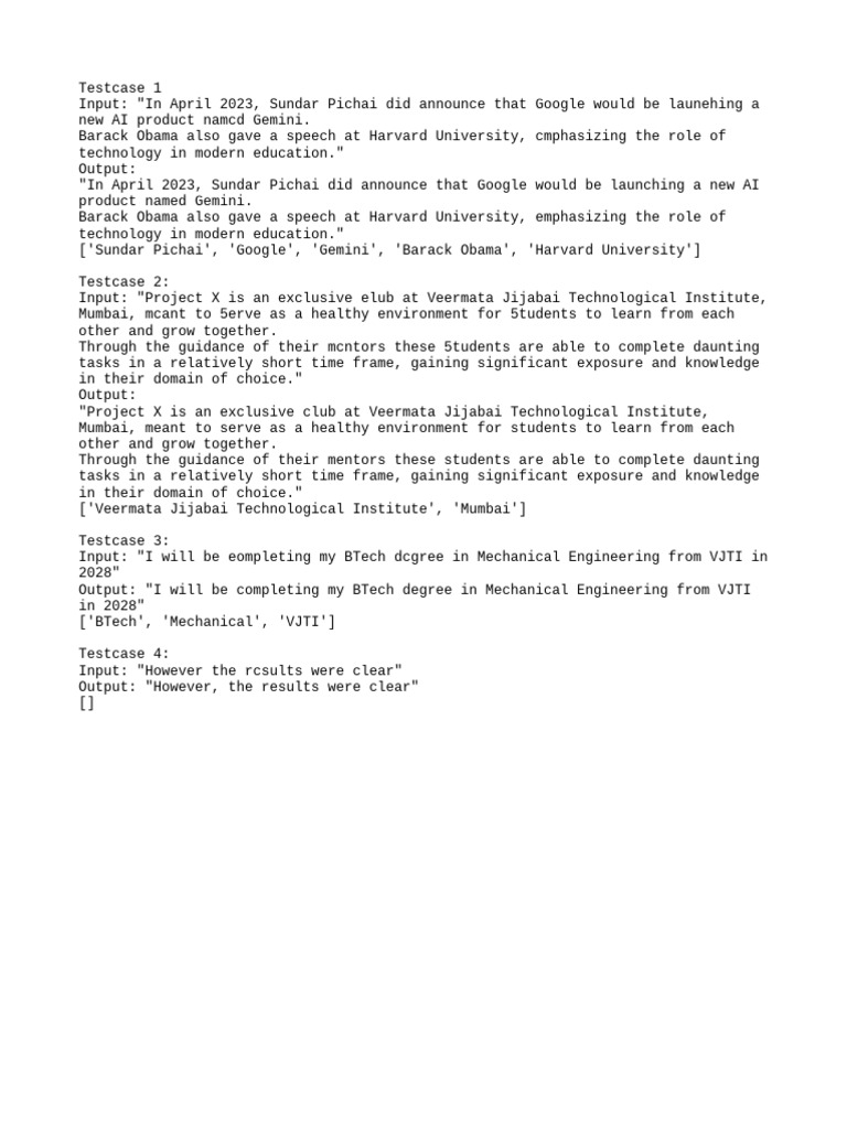 Test Cases | PDF