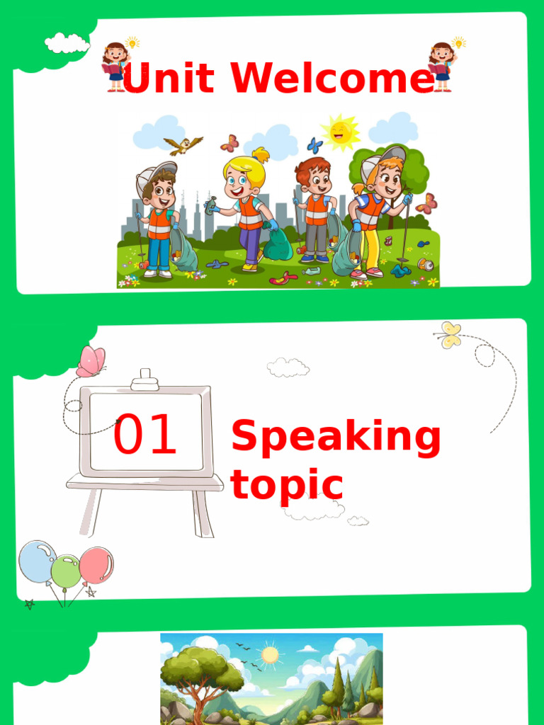 18.06.2025.ST2-05.Unit Welcome - Lesson 5 | PDF | Nature | Subject (Grammar)