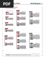 Socket Head Cap Screw Size Chart | PDF | Screw | Machining