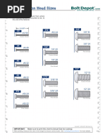 Socket Head Cap Screw Size Chart | PDF | Screw | Machining