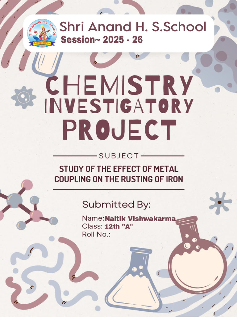 Chemistry Investigatory Project | PDF