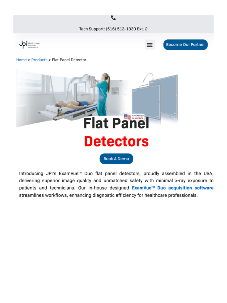 Flat Panel Detector JPI Healthcare | PDF | Imaging