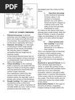 Types and Techniques of Stone Dressing | PDF | Rock (Geology) | Masonry