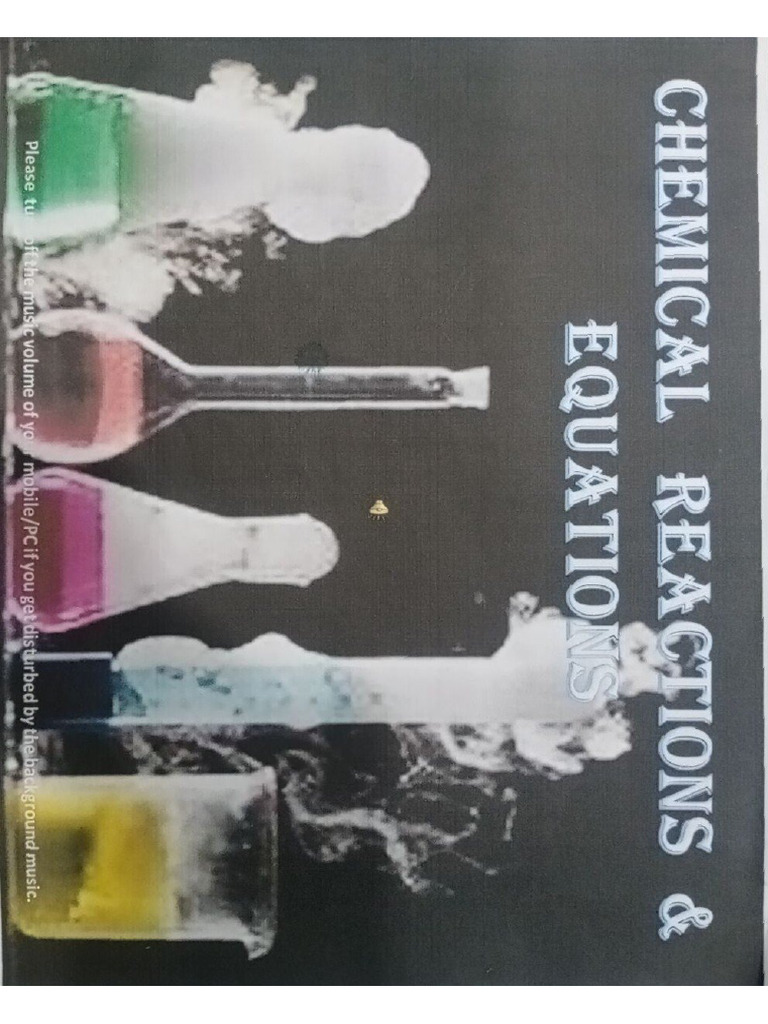 Chemical Reactions & Equations | PDF