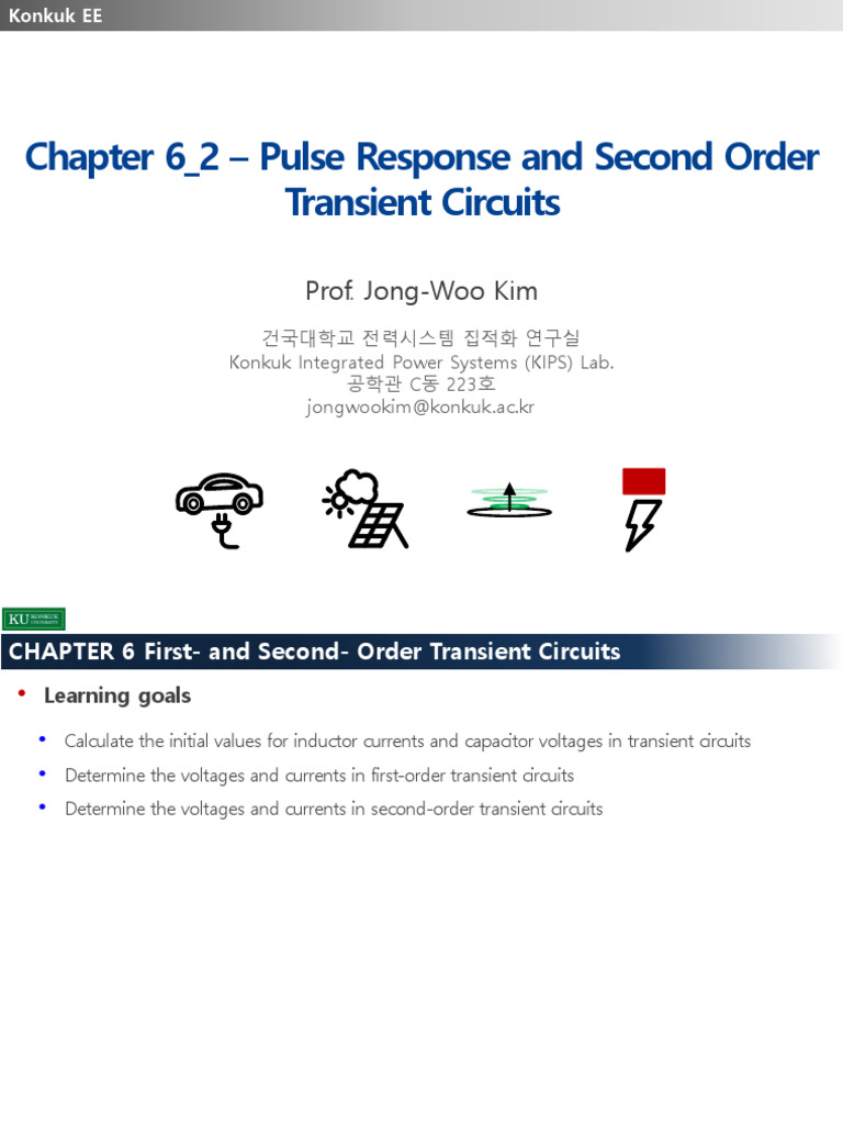 Ch6 - 2 - Pulse Response and Second Order Transient Circuits | PDF | Electrical Network | Damping