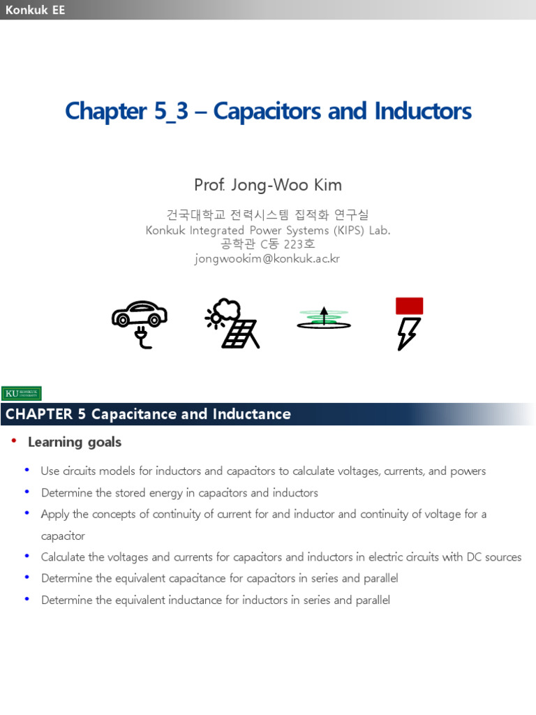 Ch5 3 Capacitors and Inductors | PDF | Capacitor | Electrical Network