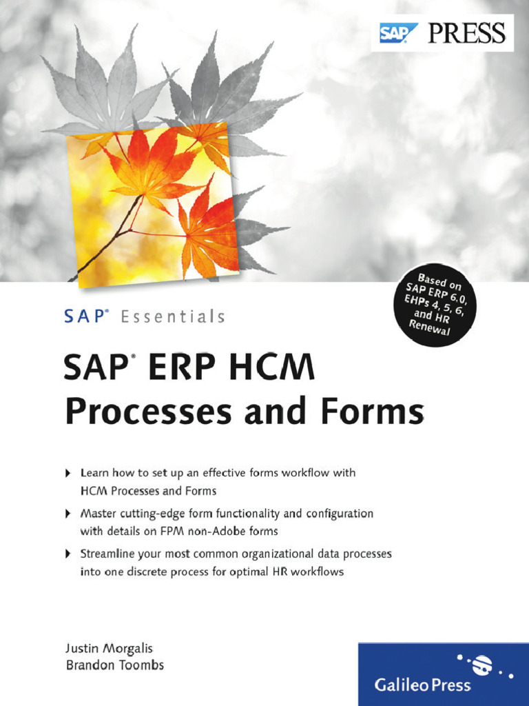 SAP ERP HCM Processes and Forms by Justin Morgalis & Brandon Toombs | PDF | Human Resource ...