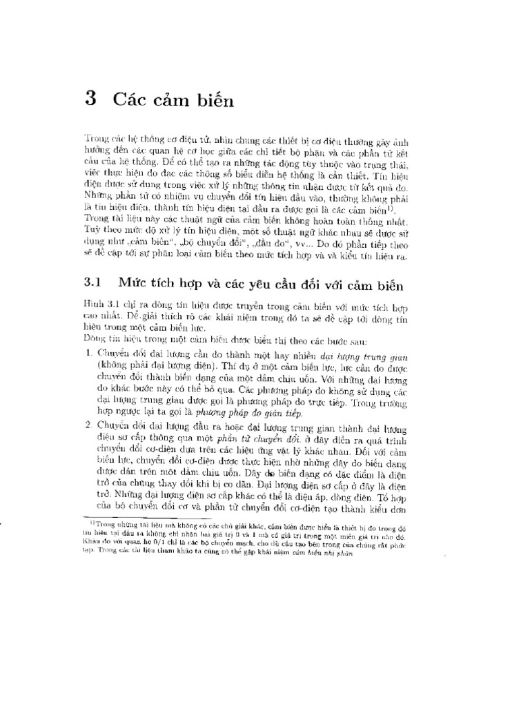 Cac Cam Bien Trong HT CDT | PDF