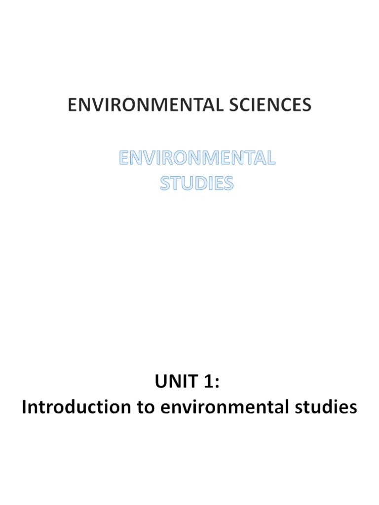 Unit 1 | PDF