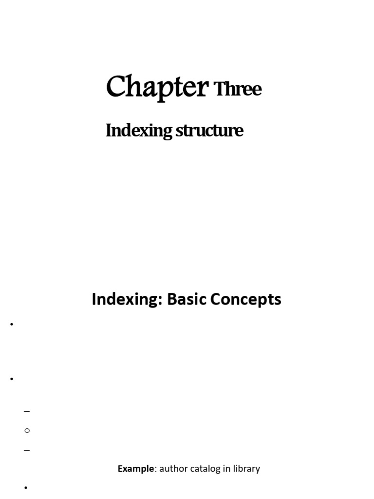 IR Chapter Three | PDF | Search Engine Indexing | Algorithms And Data Structures