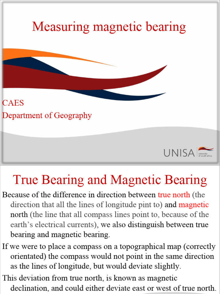 Understanding Magnetic Bearing Calculations | PDF | Compass | Structure ...