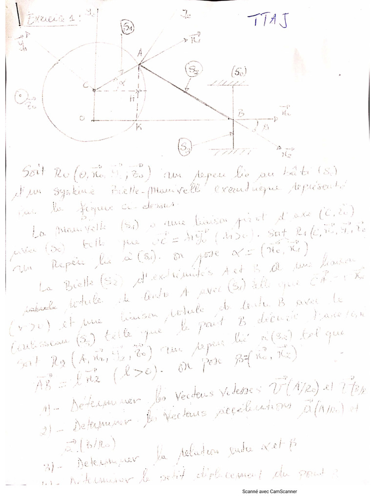 TD Cinématique 2 | PDF