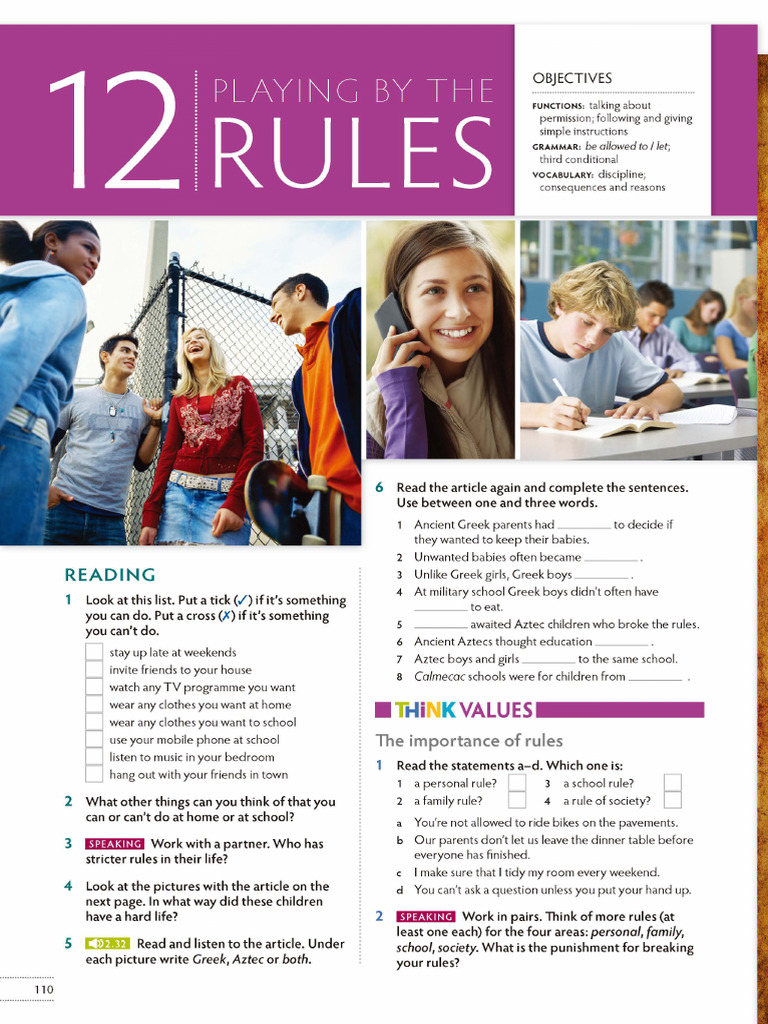 Think Level 2 Students Book-Unit 12 | PDF