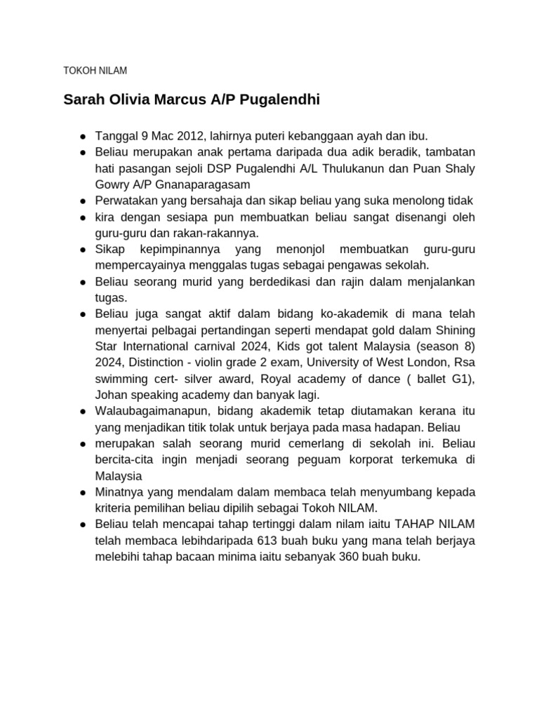 Tokoh Nilam | PDF