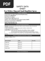 Msds Parfum Zara New | PDF | Firefighting | Perfume