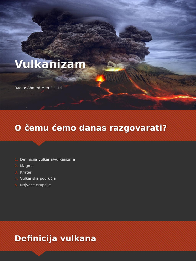 Vulkanizam | PDF