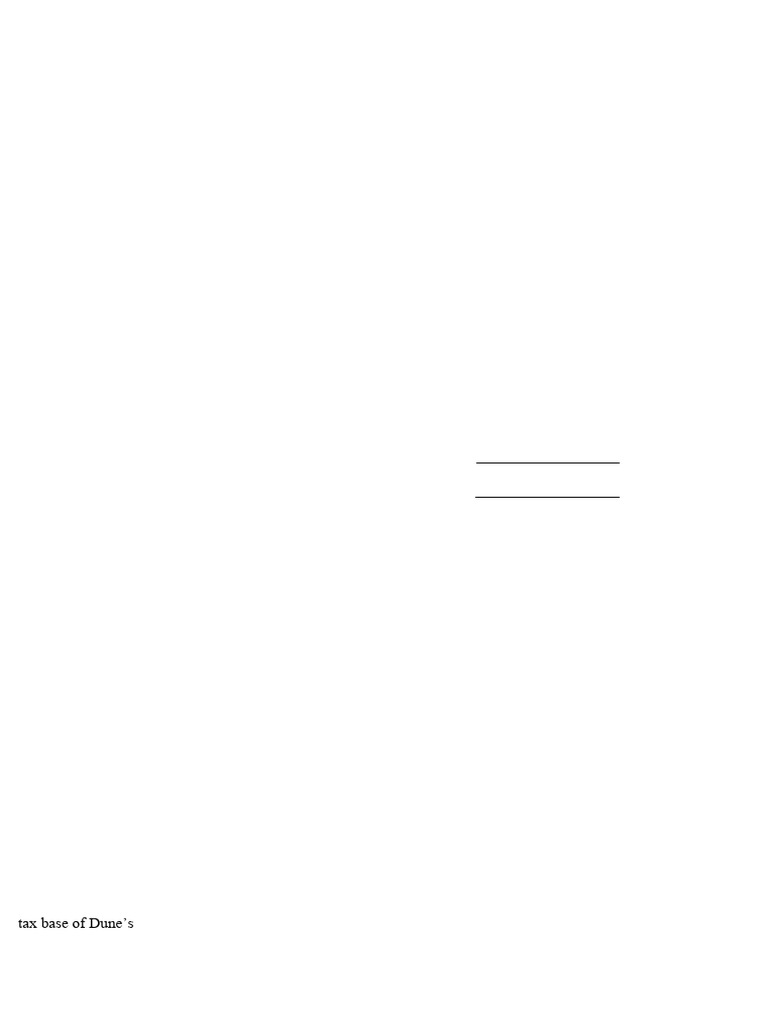 Dune Financial Statements Analysis 20X4 | PDF | Depreciation | Fair Value