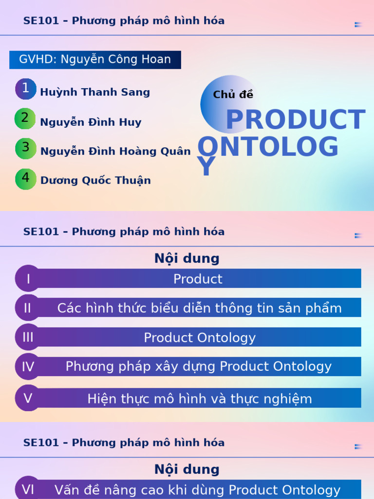 Modelling Consideration For Product Ontology | PDF