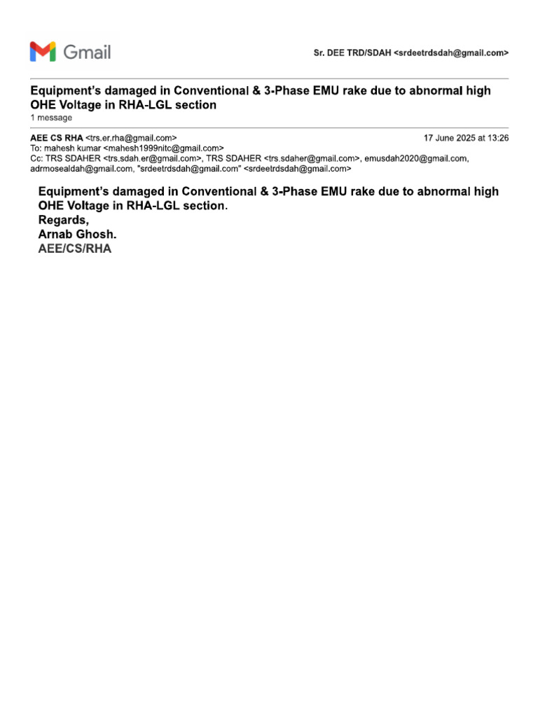 RHA-LGL, High Voltage | PDF