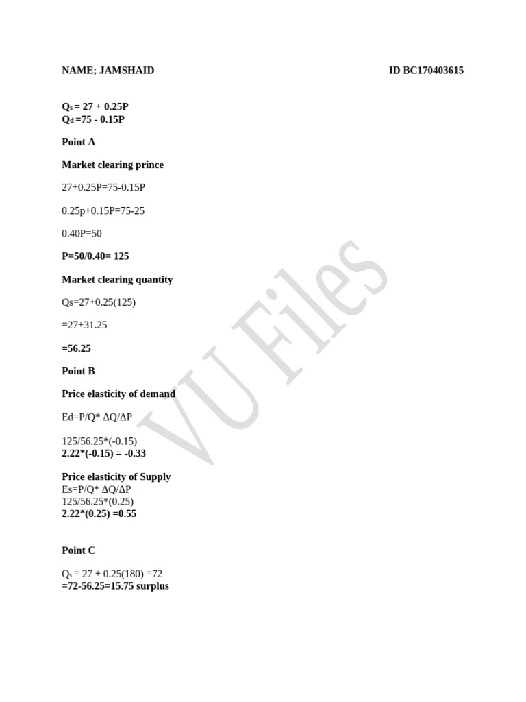 Eco 402 Assignment Solution | PDF