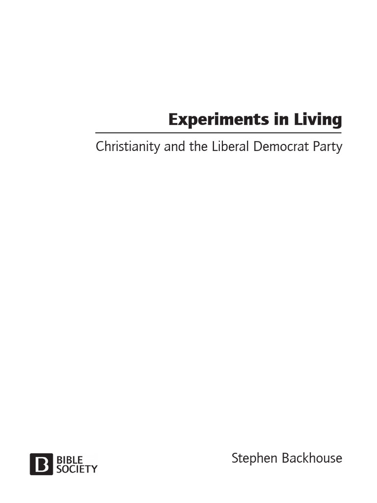 Christianity and Liberal Democracy Insights | PDF | Liberal Party (Uk ...