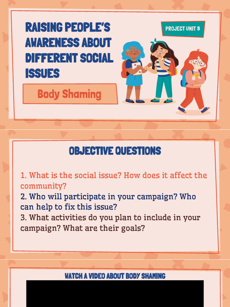 Project Unit 9 | PDF | Shame | Bullying