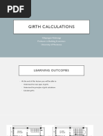Girth Calculations | PDF | Length | Building Engineering