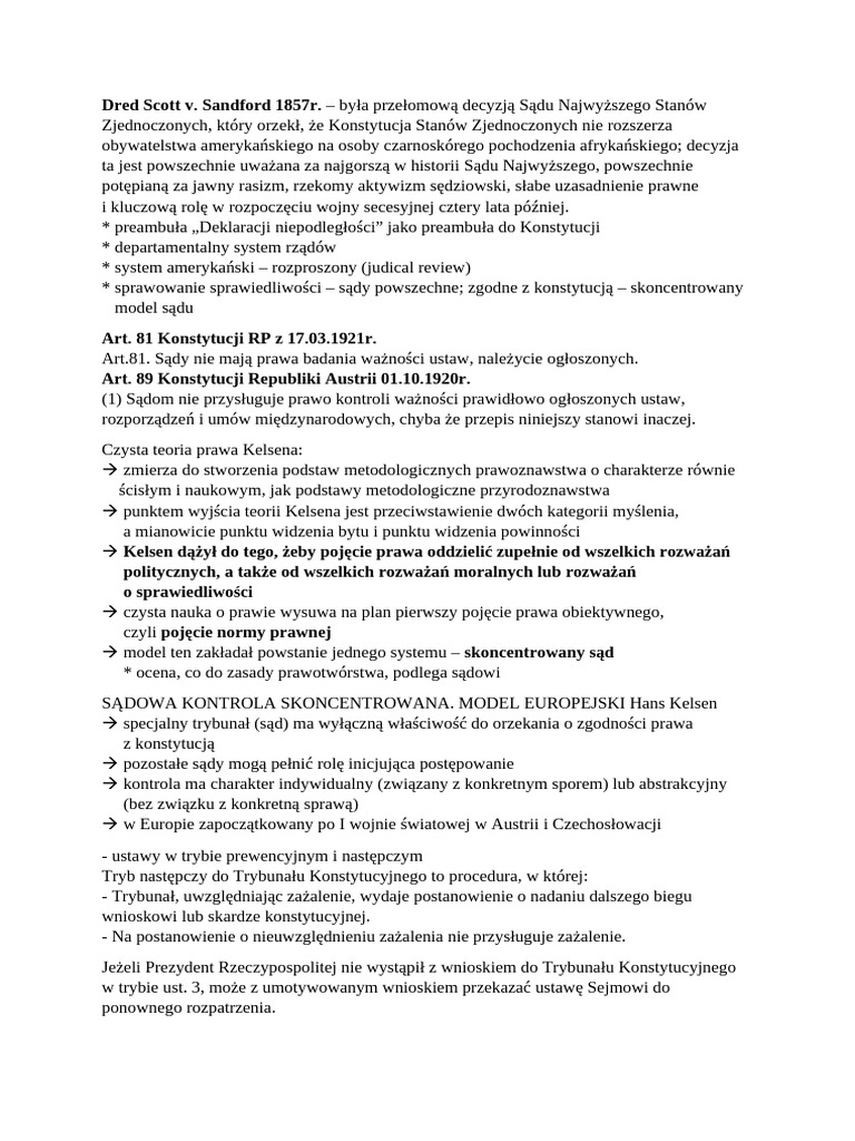 Dred Scott, Wykładnia Prawa, Typologia | PDF