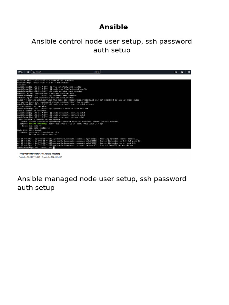 Ansible Day1 Tasks 17-03-2025 | PDF