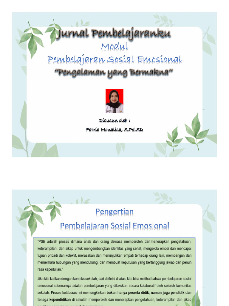 Jurnal Pembelajaranku Modul Pse | PDF
