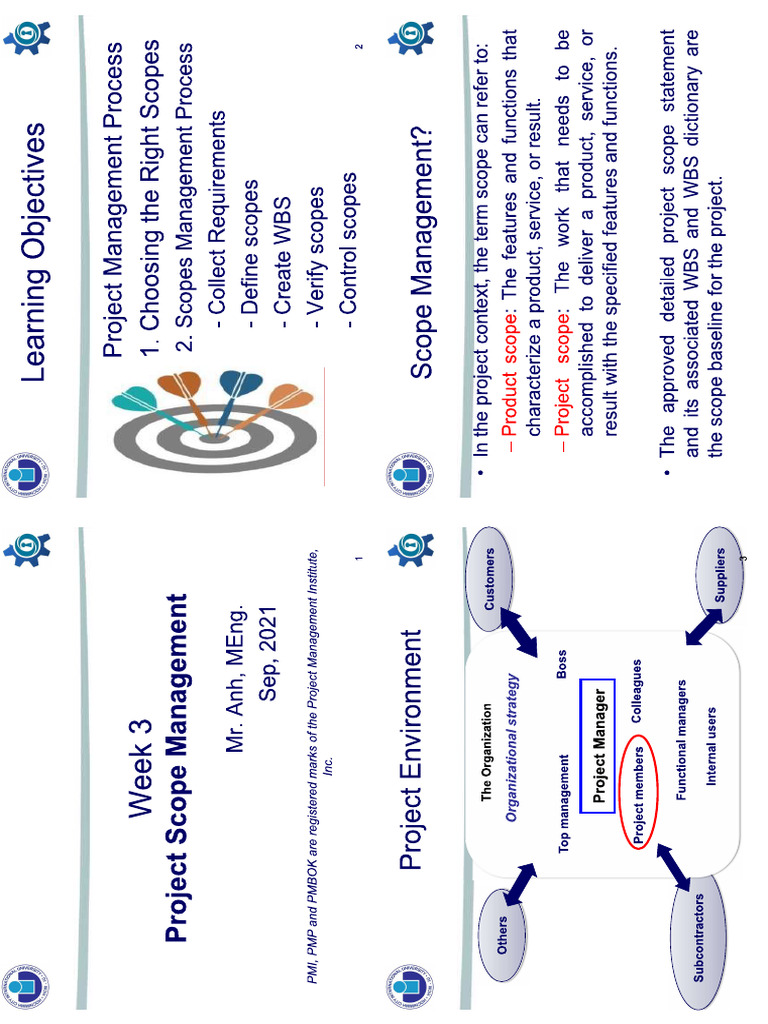 Week 3 - Scopes Management | PDF