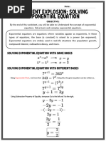 Class 8 Exponents & Powers Worksheet | PDF