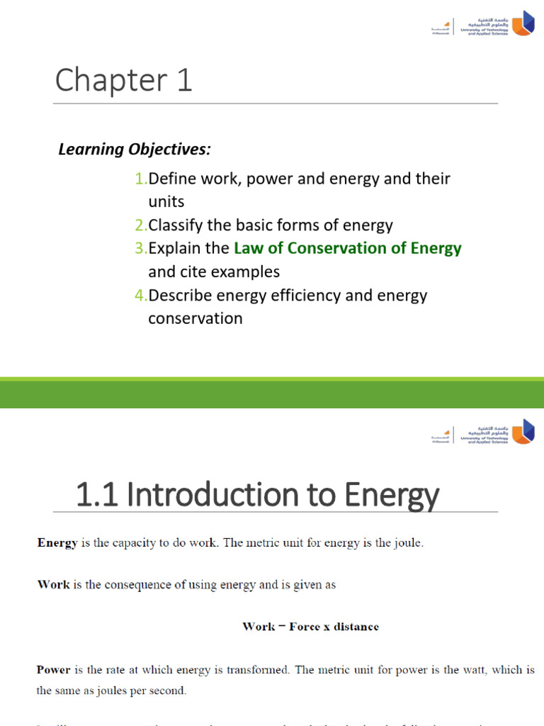 Chapter 1 - Intro To Energy | PDF | Radiation | Electromagnetic Radiation