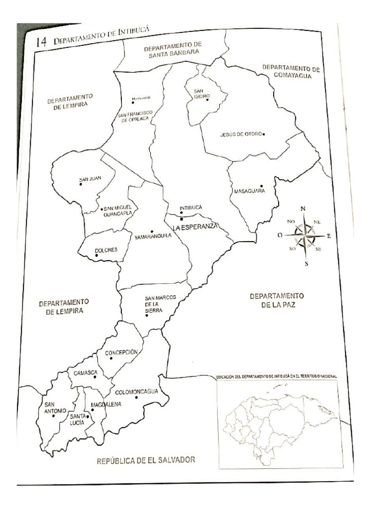 Mapas Por Departamento de Honduras | PDF