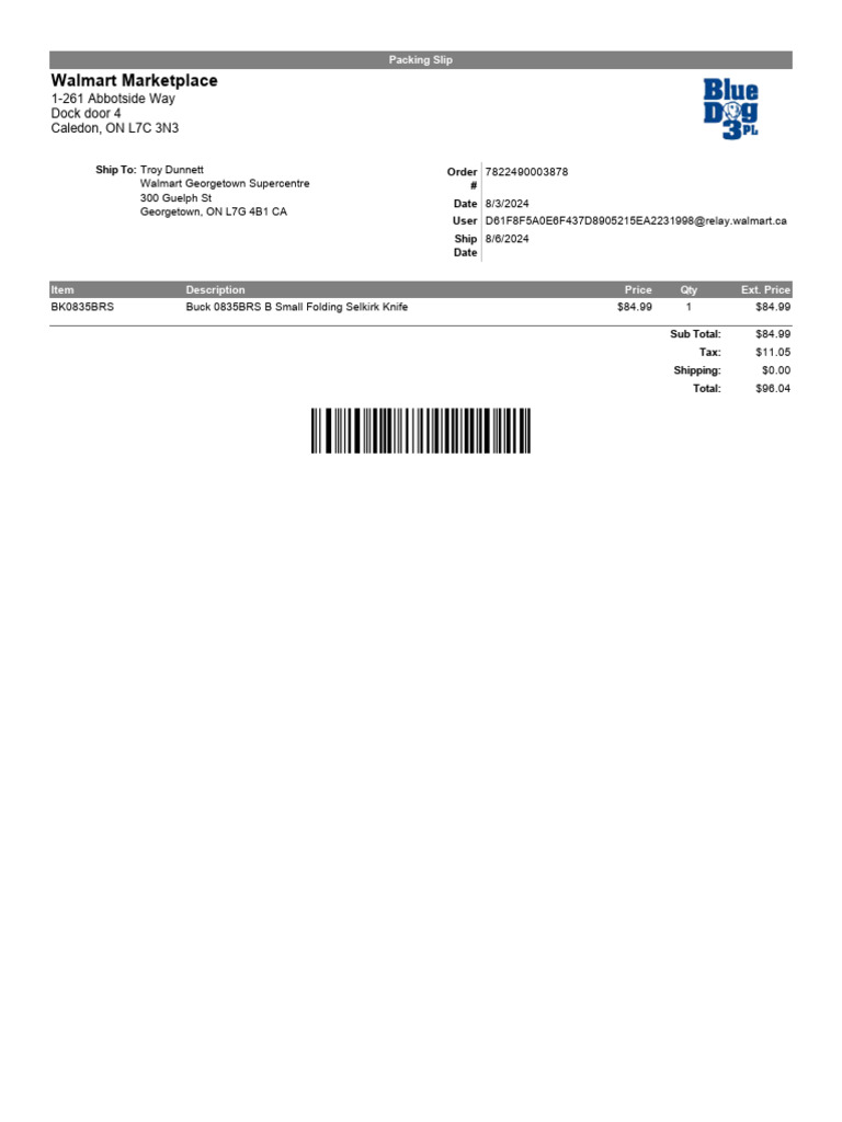 Walmart Marketplace Packing Slips | PDF | Insects And Humans
