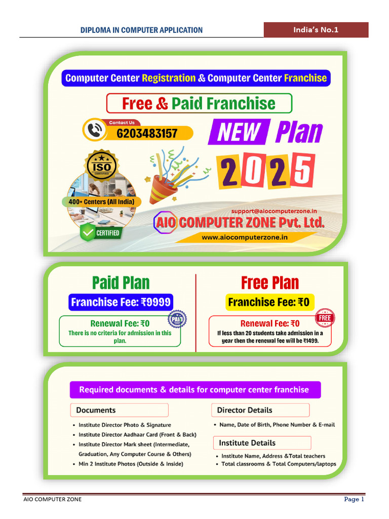 DCA or ADCA Notes (Hindi & English) - 1-100 | PDF