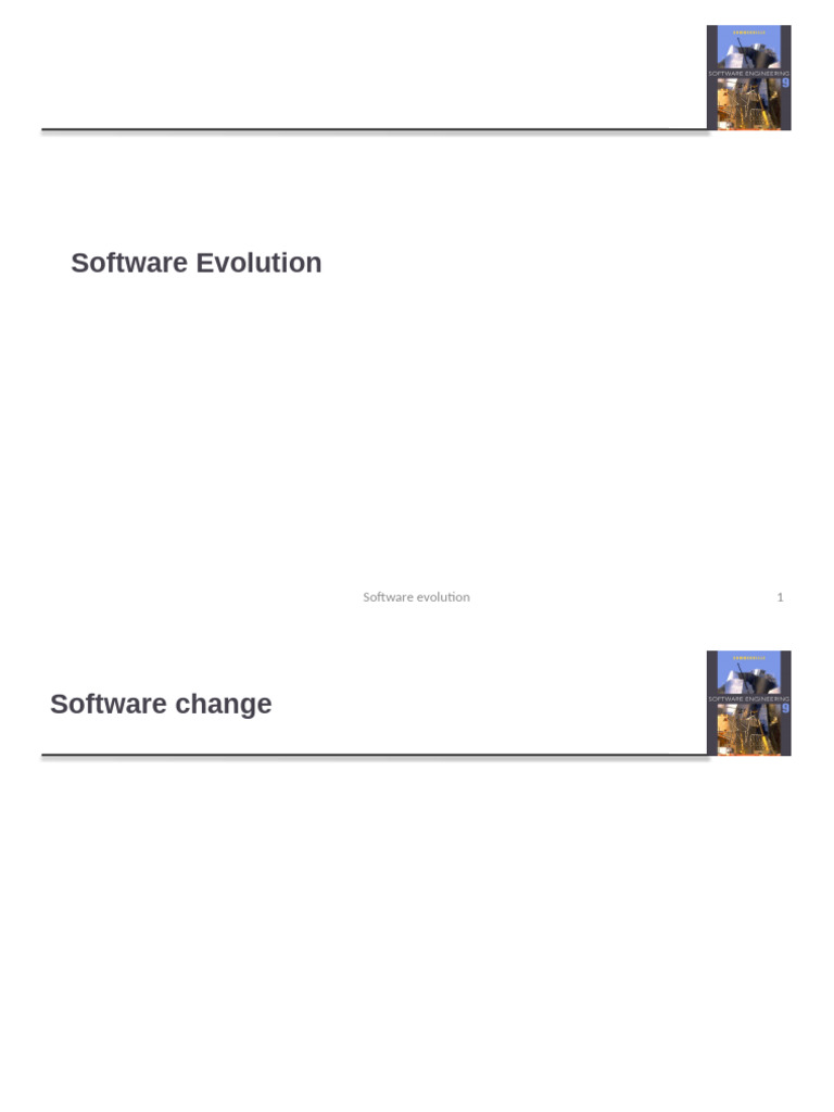 7 - Software Evolution | PDF | Software | Evolution