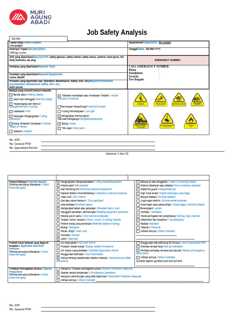 JSA Lifting Crane | PDF