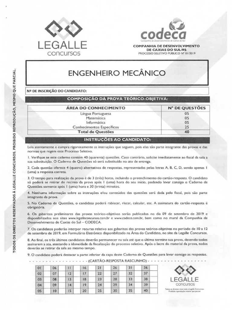01 2019 Codeca Eng Mec | PDF | Estresse (Mecânica) | Física Aplicada e ...