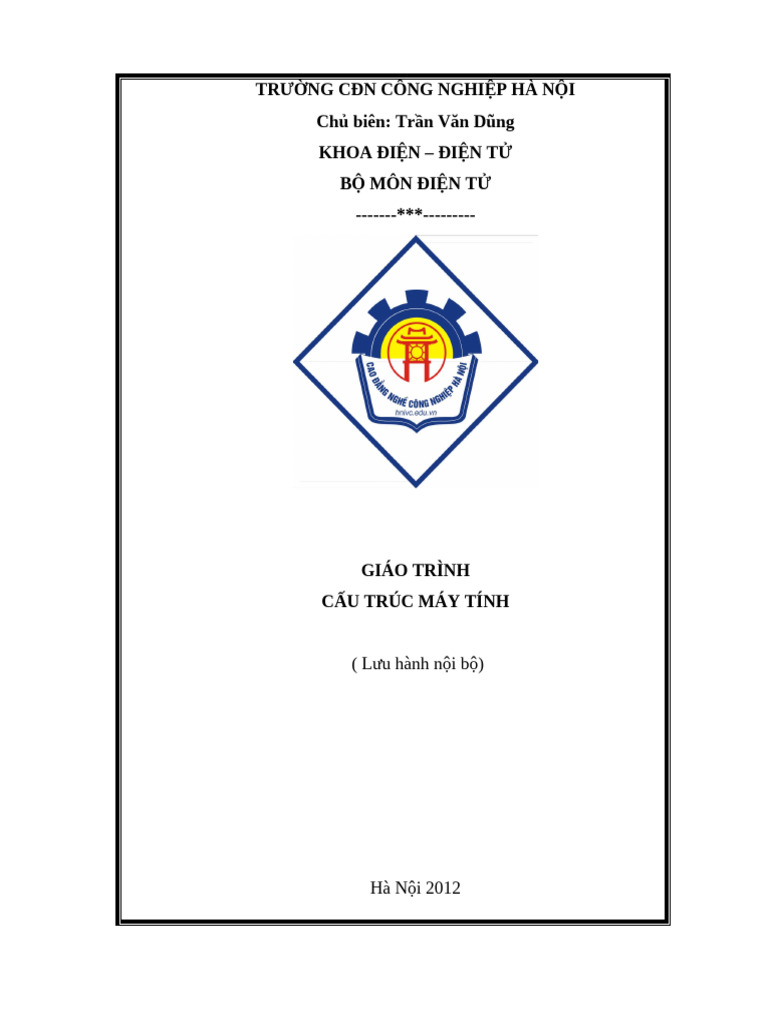 13 - Giao Trinh Cau Truc May Tinh - DTCN | PDF